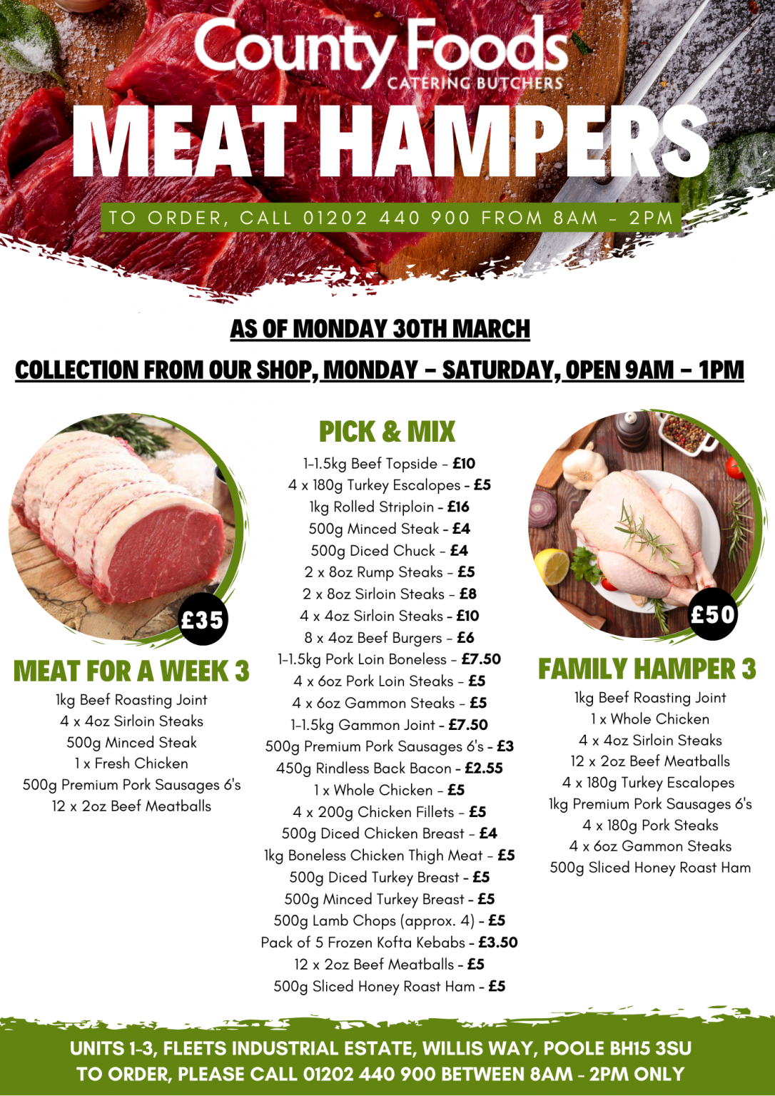 meat hampers week 3 P1 - County Foods